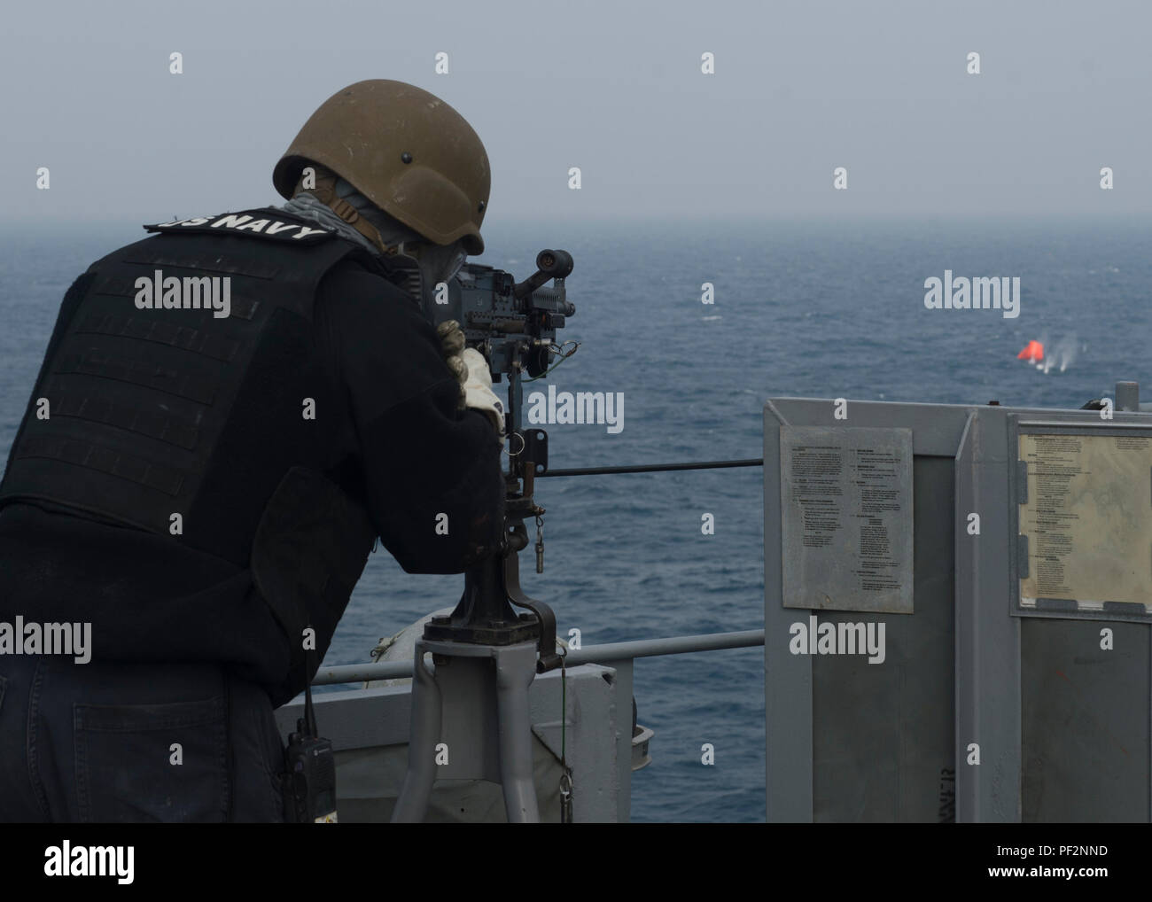 160314-N-KB426-169KOREA STRAIT (Mar. 14, 2016) – Gunner’s Mate 3rd ...