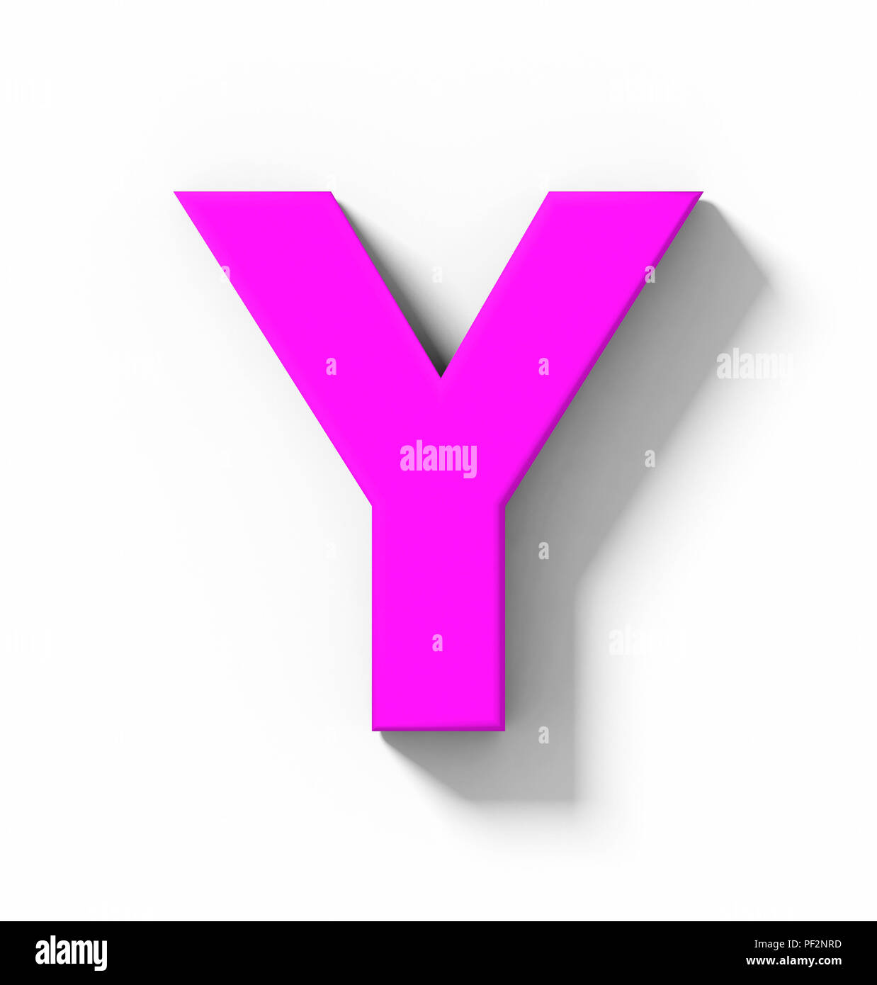 The Letter Y In Purple
