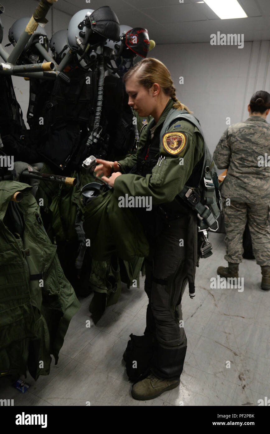 U.S. Air Force 1st Lt. Brittany Trimble, 36th Fighter Squadron pilot ...