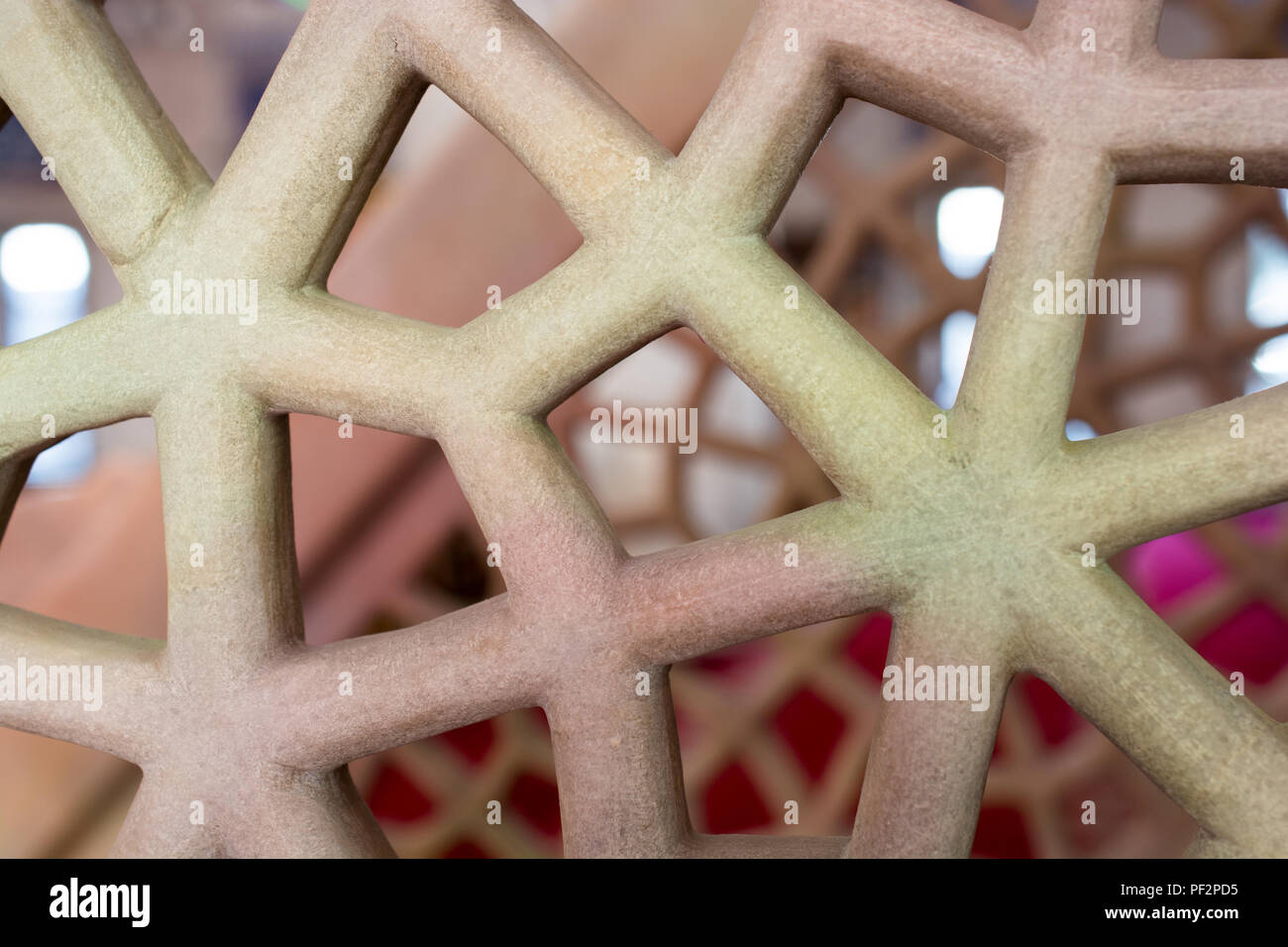 Ottoman marble stone carving art in floral patterns Stock Photo - Alamy