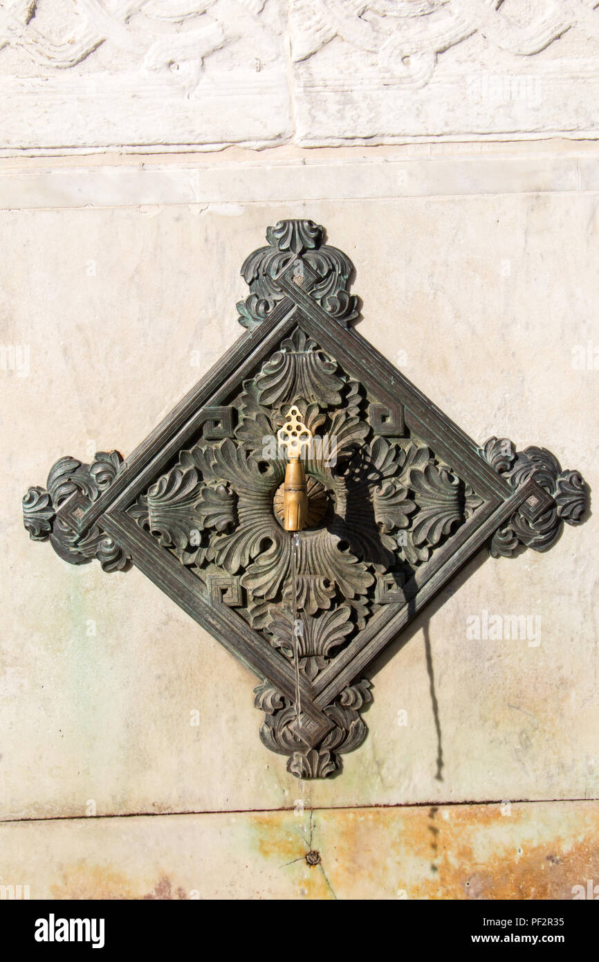 Turkish Ottoman style water tap examples Stock Photo - Alamy
