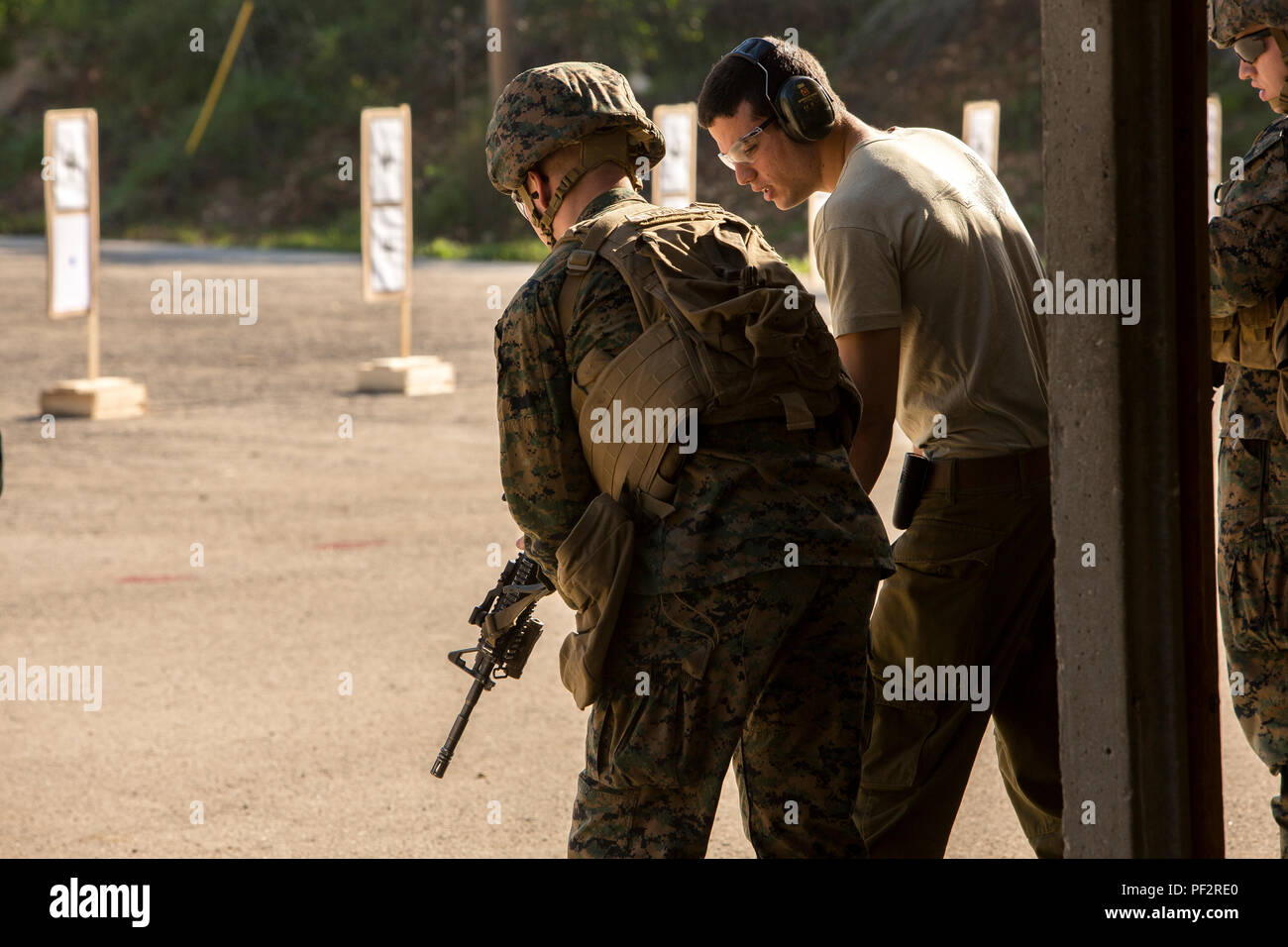 U.S. Marine Corps Lance Cpl. Joseph P. Hogan, a machine gunner with ...