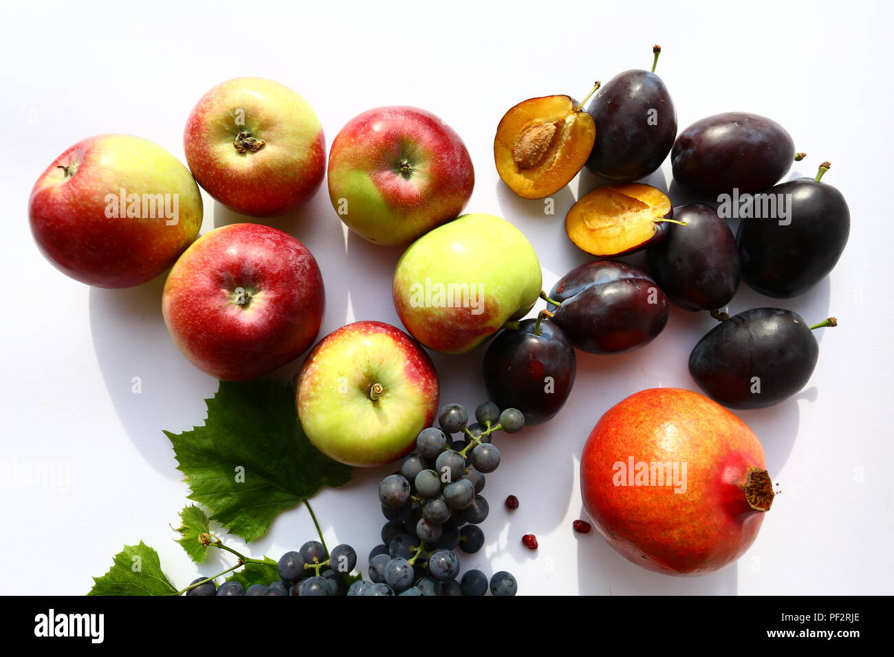 Food: Ripe summer fruits Stock Photo - Alamy