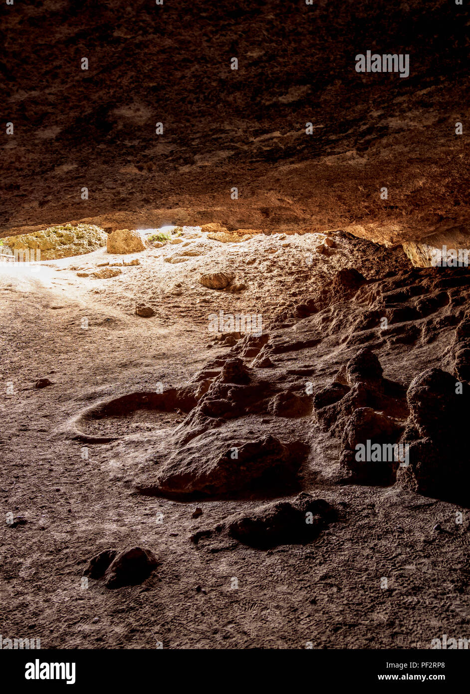 Small Cave, Cueva del Milodon Natural Monument, Puerto Natales, Ultima ...