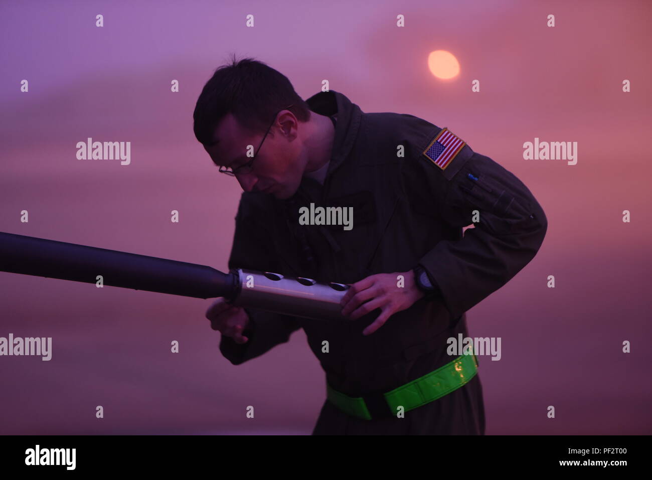 Staff Sgt. Derek Watson, a special missions aviator with the 1st ...