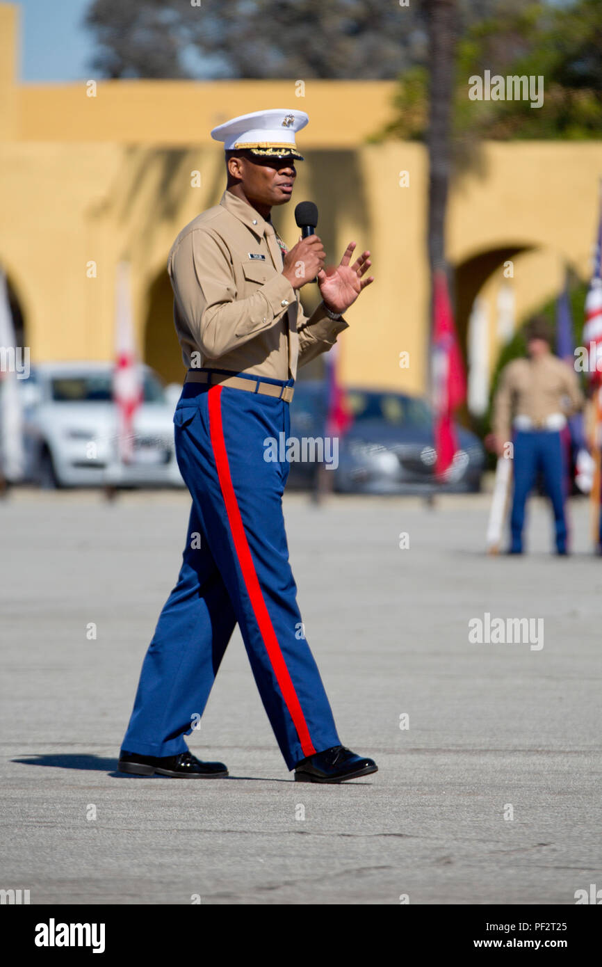 U.S. Marines Corps Lt. Col. Barron Taylor, commanding officer of 1st ...