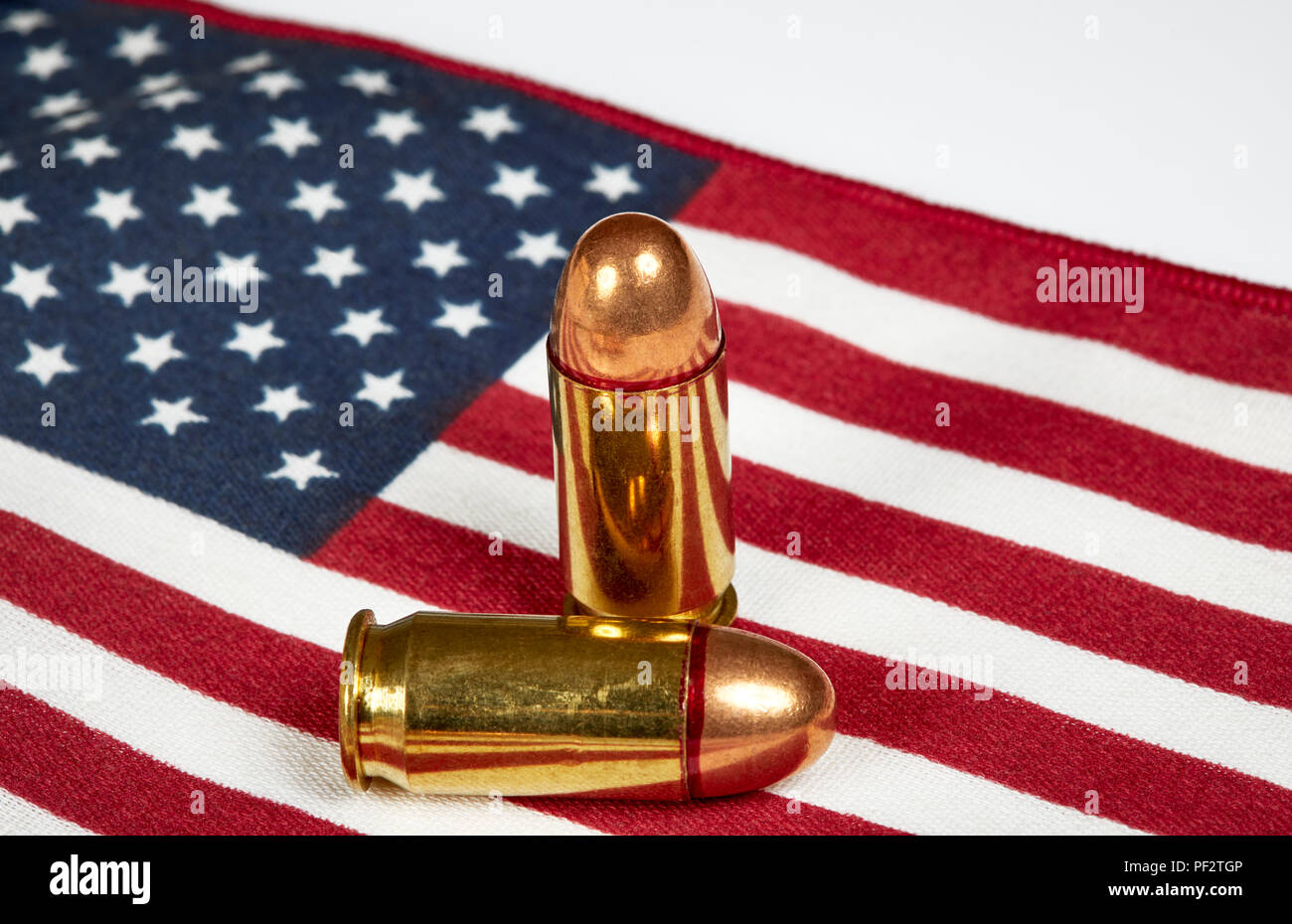 American flag and gun hi-res stock photography and images - Alamy