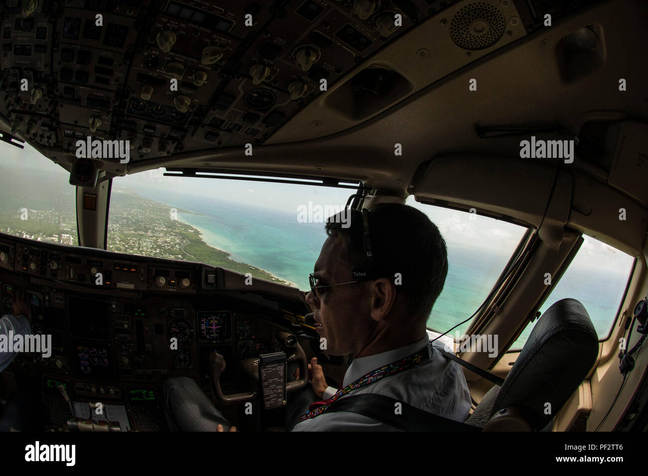 A 1st Airlift Squadron crew flies a mission to St. Croix, U.S. Virgin ...