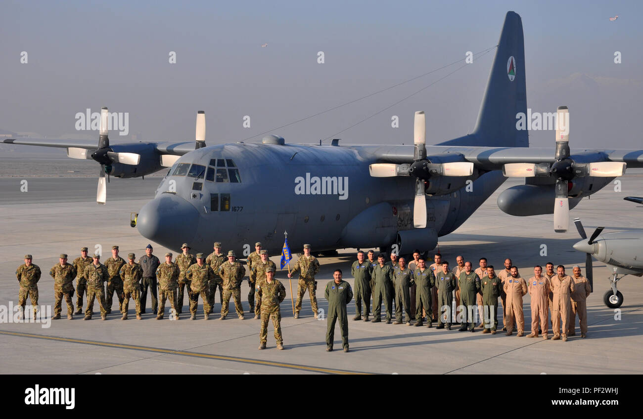 Members of the 538th Air Expeditionary Advisory Squadron and the ...