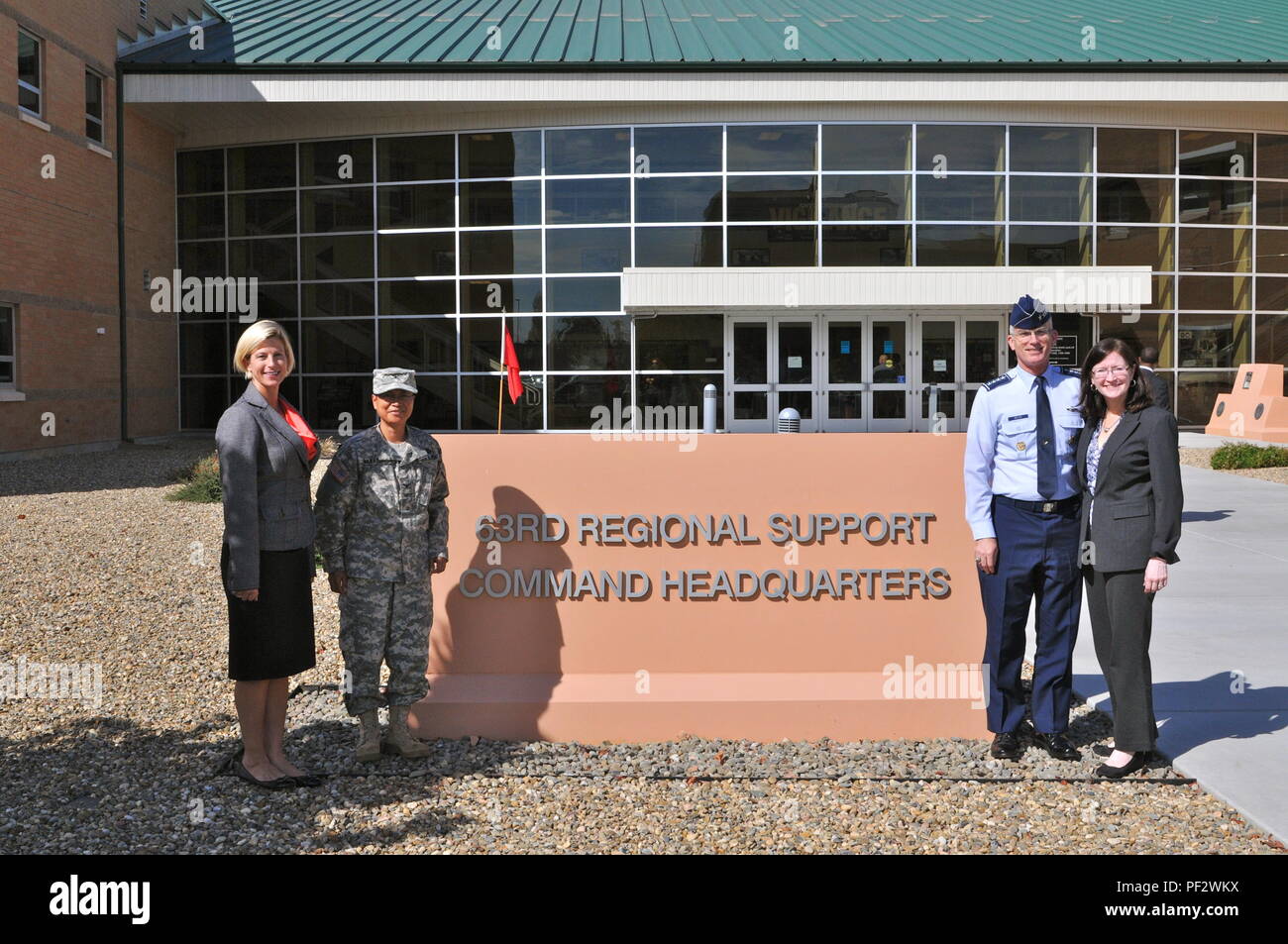 Col. Ranelle Manaois (second left), commander, Special Troops Brigade ...