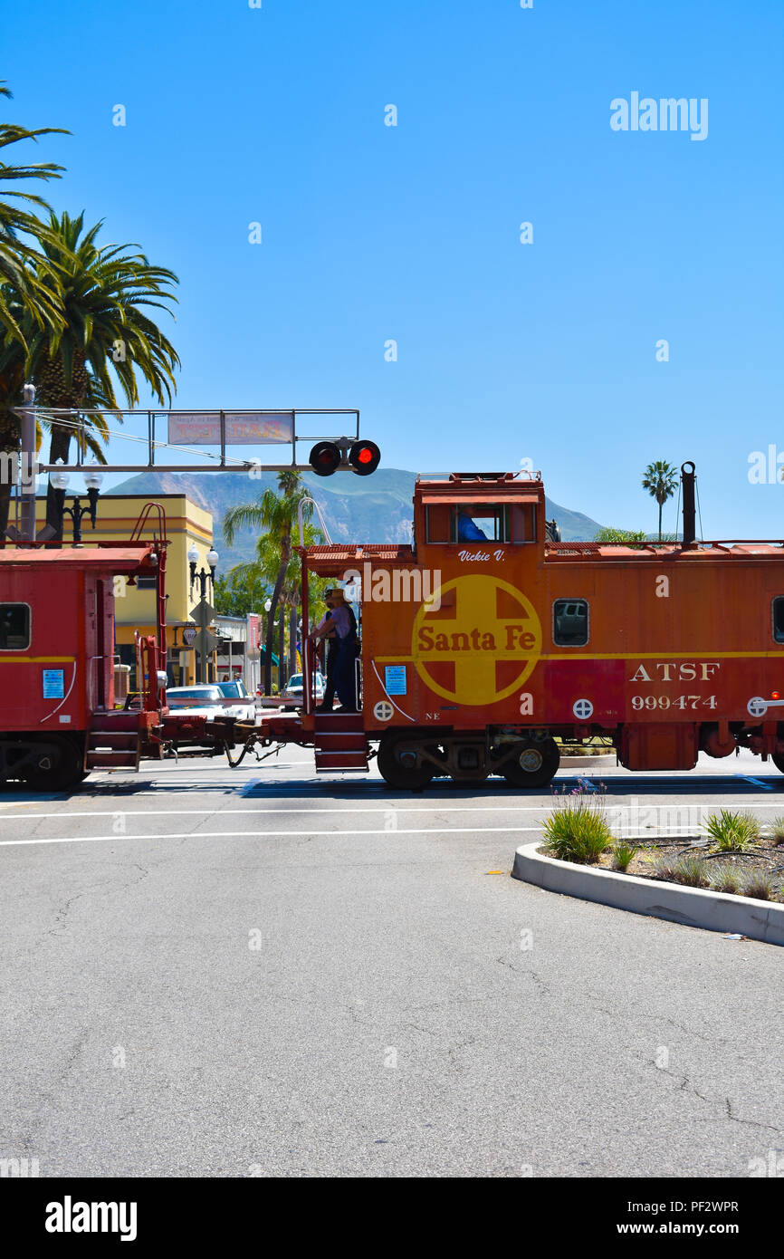 Train passenger in caboose hi-res stock photography and images - Alamy