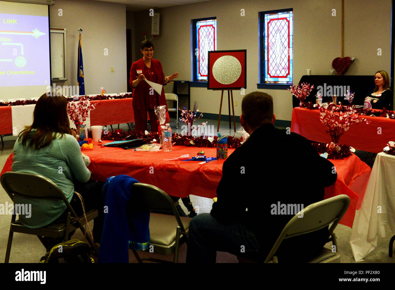 Michelle Vance, mistress of ceremonies for the Heart Link program ...