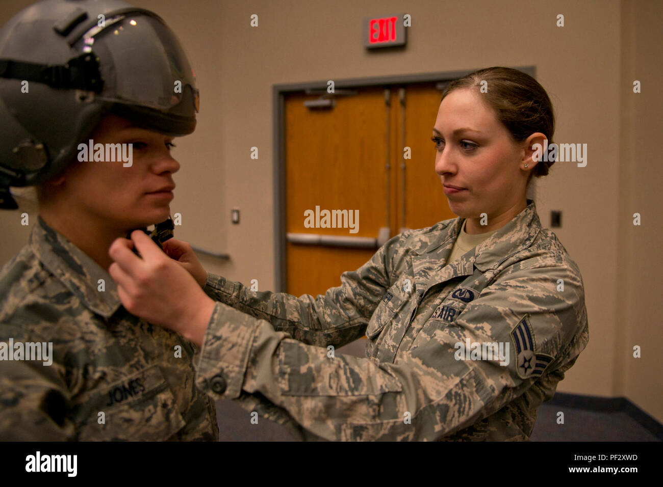 U.S. Air Force Reserve Senior Airman Bobbi Reader, aircrew flight ...