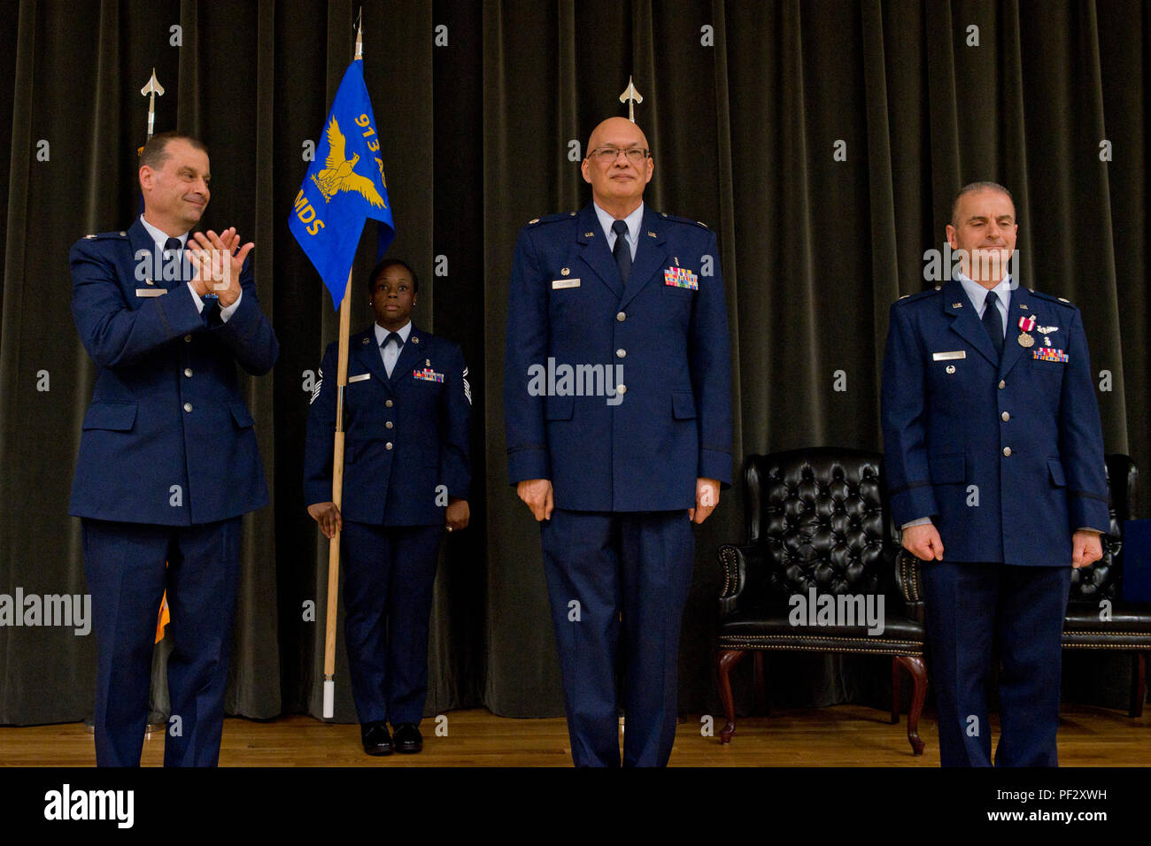 U.S. Air Force Reserve Col. Craig Drescher, commander, 913th Airlift ...