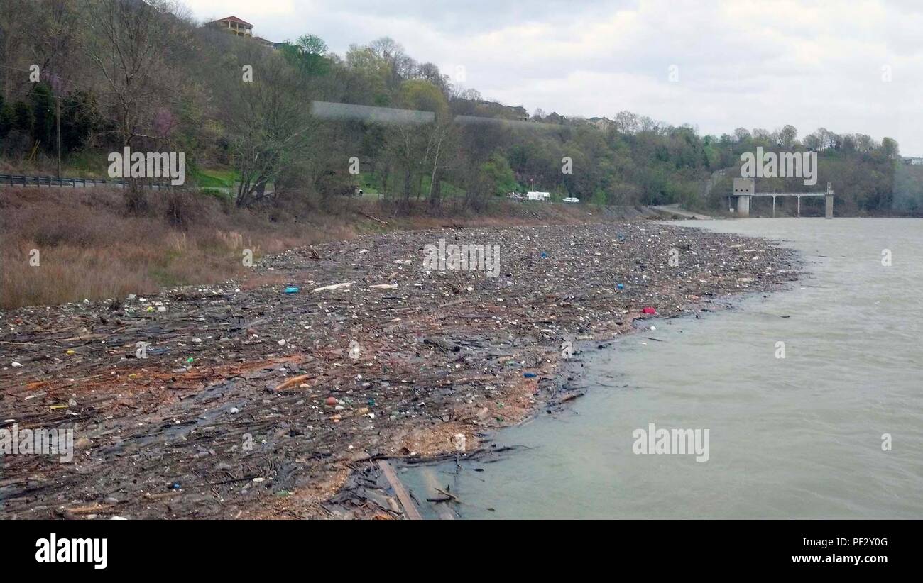 During heavy periods of rain, Lake Cumberland accumulates tons of human ...