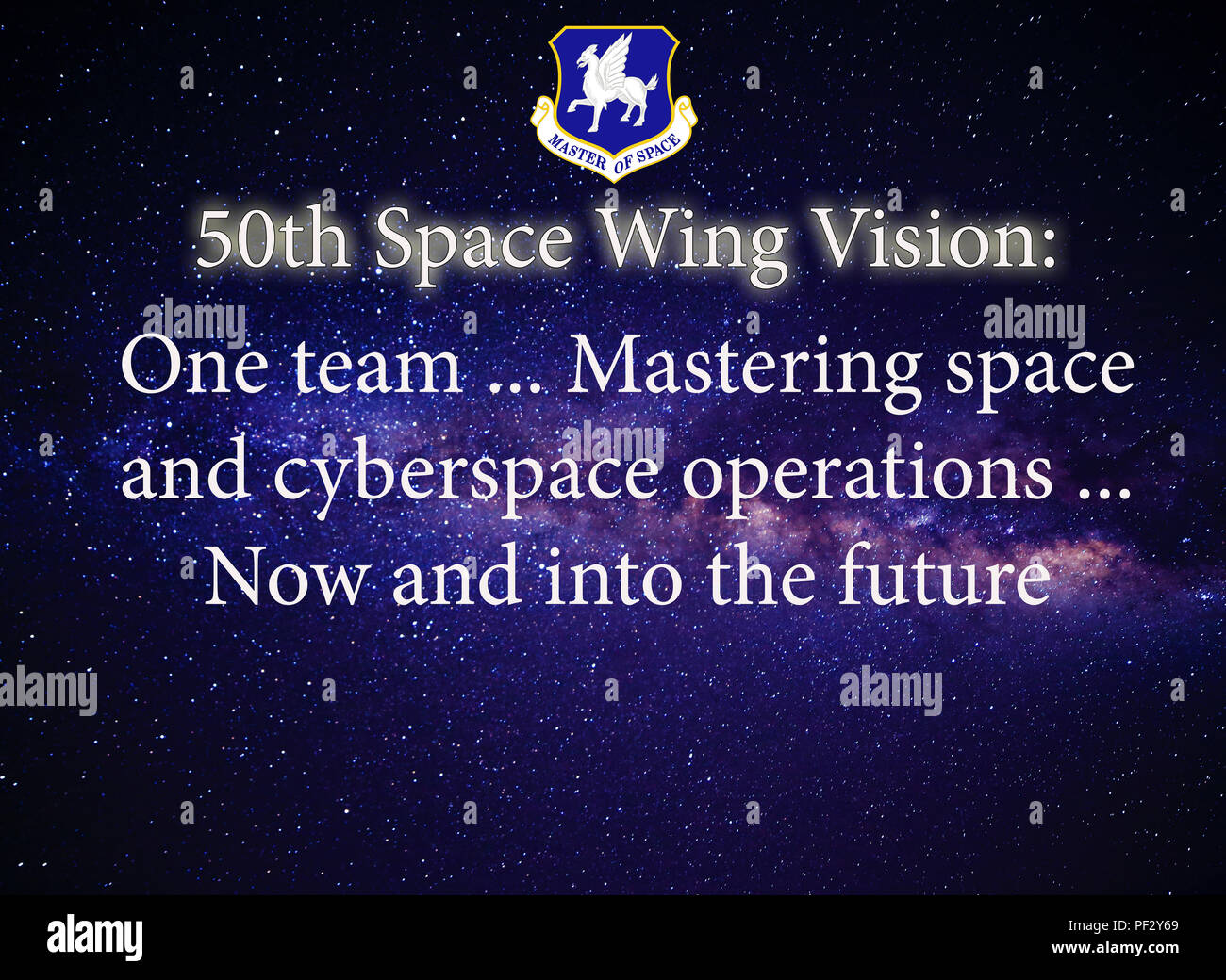The 50th Space Wing Vision Stock Photo - Alamy