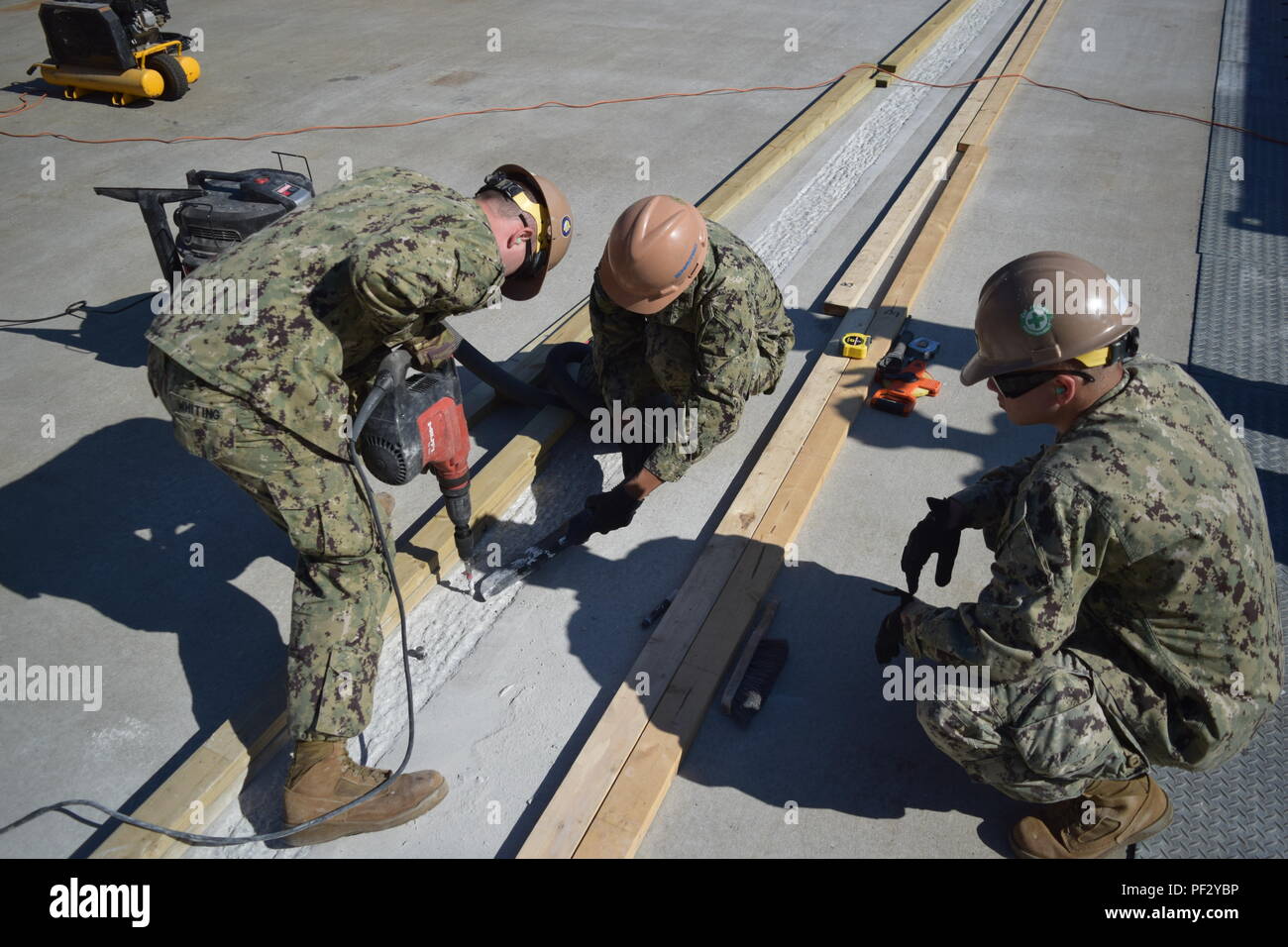 YOKOSUKA, Japan (Nov. 13, 2017) Seabees assigned to Naval Mobile ...