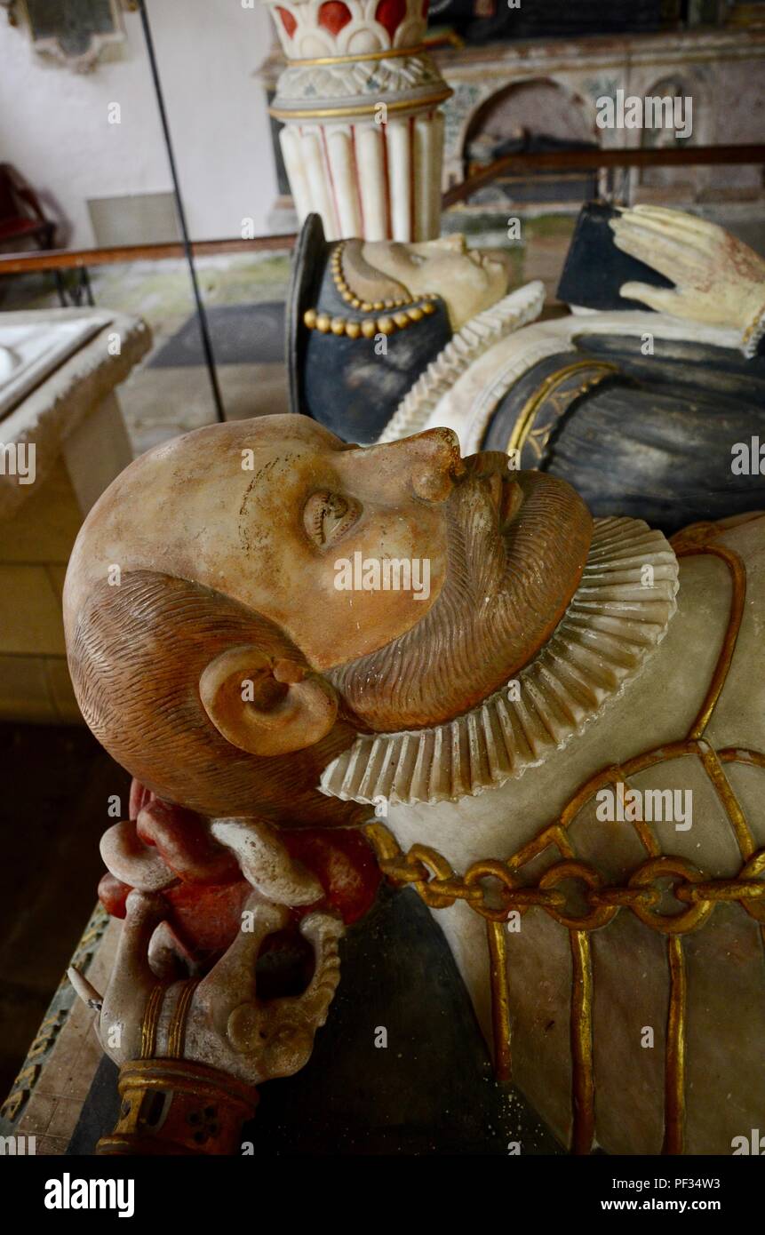 Tomb of Sir Thomas St. Paul (St Pol) and his wife in St Lawrence's ...