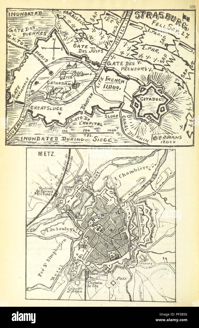 Franco prussian war maps hi-res stock photography and images - Alamy