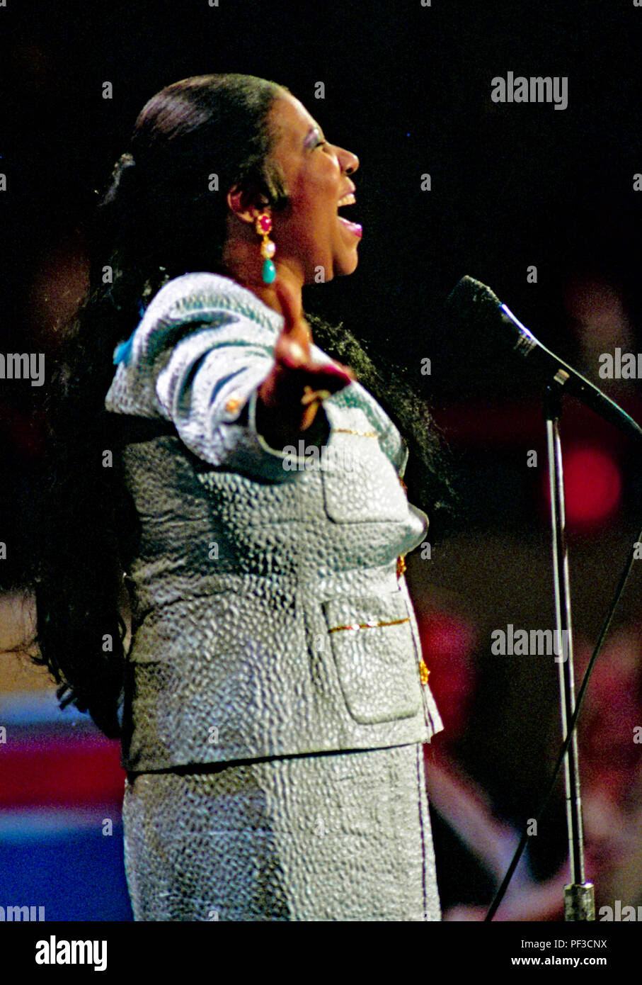 New York, NY. USA, July 13, 1992 Aretha Franklin the "Queen of Soul ...