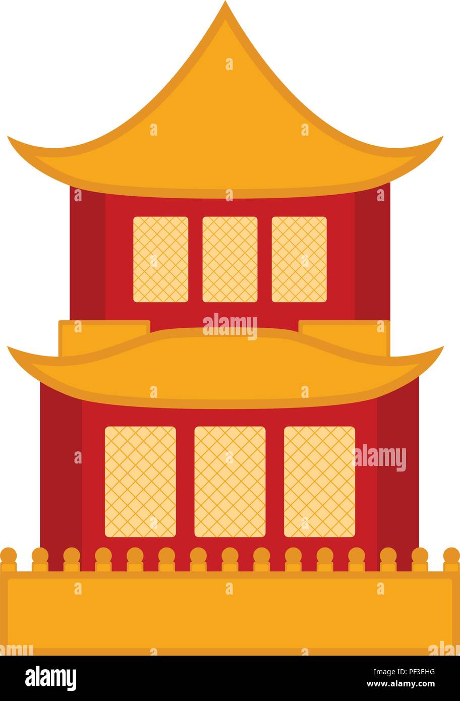 Traditional asian building icon Stock Vector Image & Art - Alamy