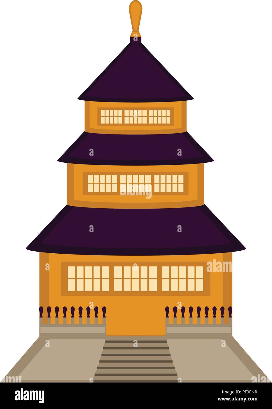 Traditional asian building icon Stock Vector Image & Art - Alamy