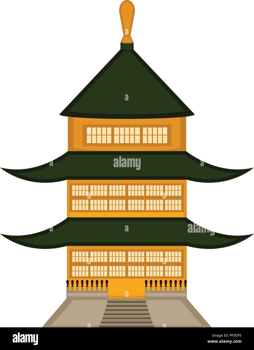 Traditional asian building icon Stock Vector Image & Art - Alamy