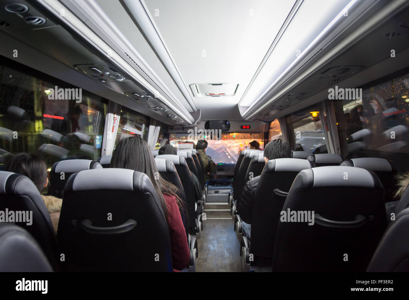 Back seats of a bus hi-res stock photography and images - Alamy