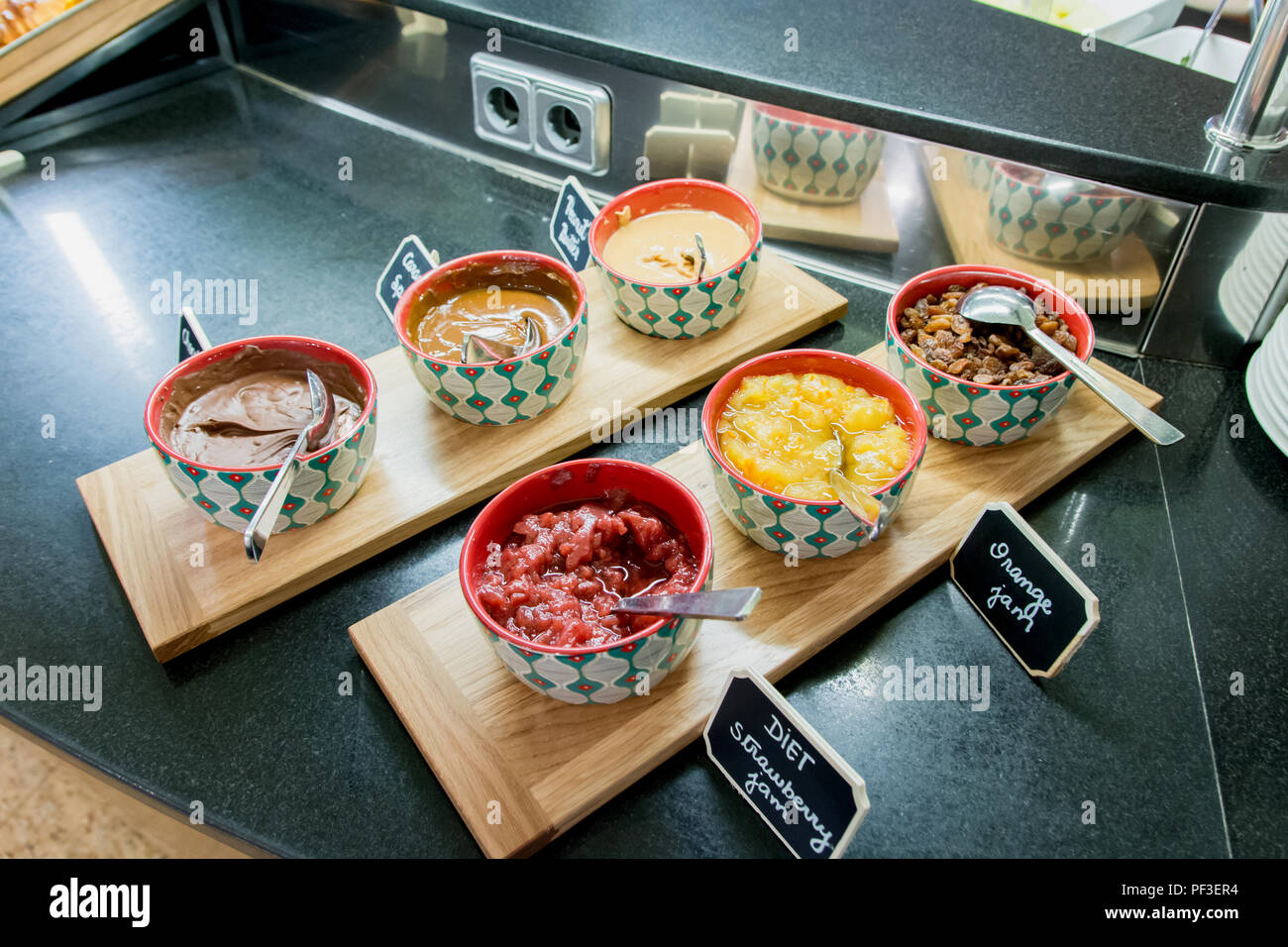 Food buffet in restaurant cereal hi-res stock photography and images ...