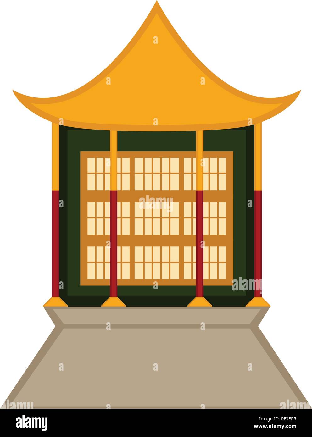 Traditional asian building icon Stock Vector Image & Art - Alamy