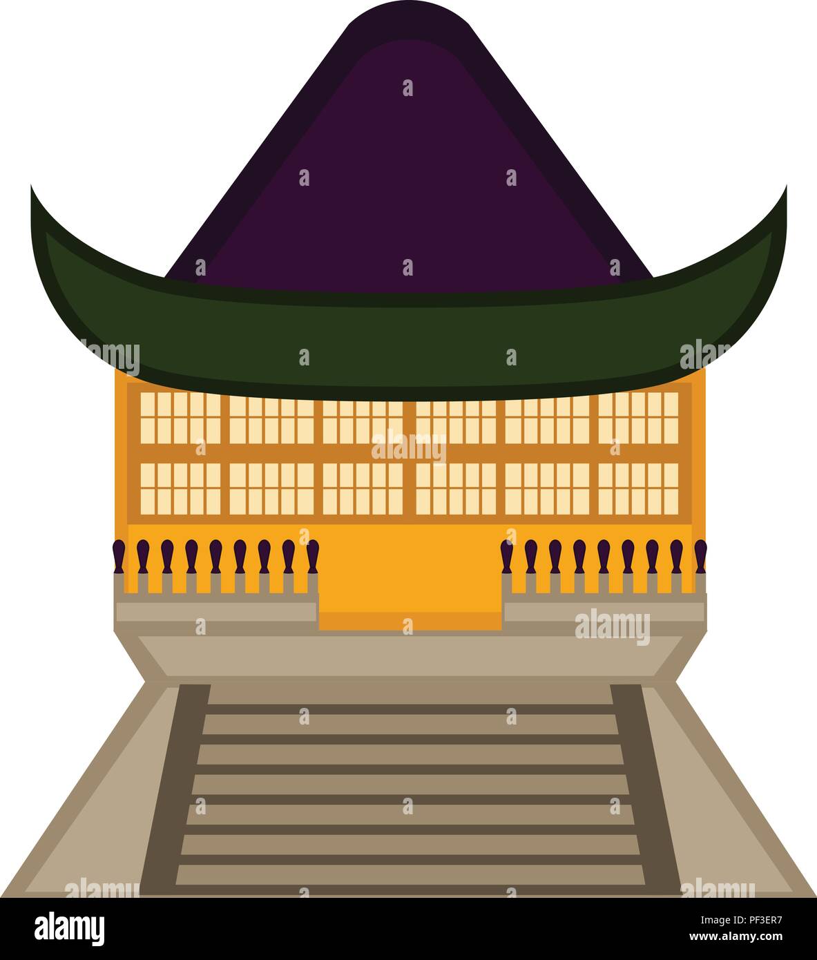 Traditional asian building icon Stock Vector Image & Art - Alamy