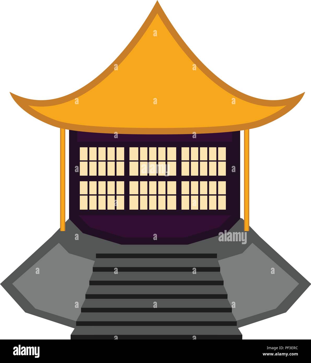 Traditional asian building icon Stock Vector Image & Art - Alamy