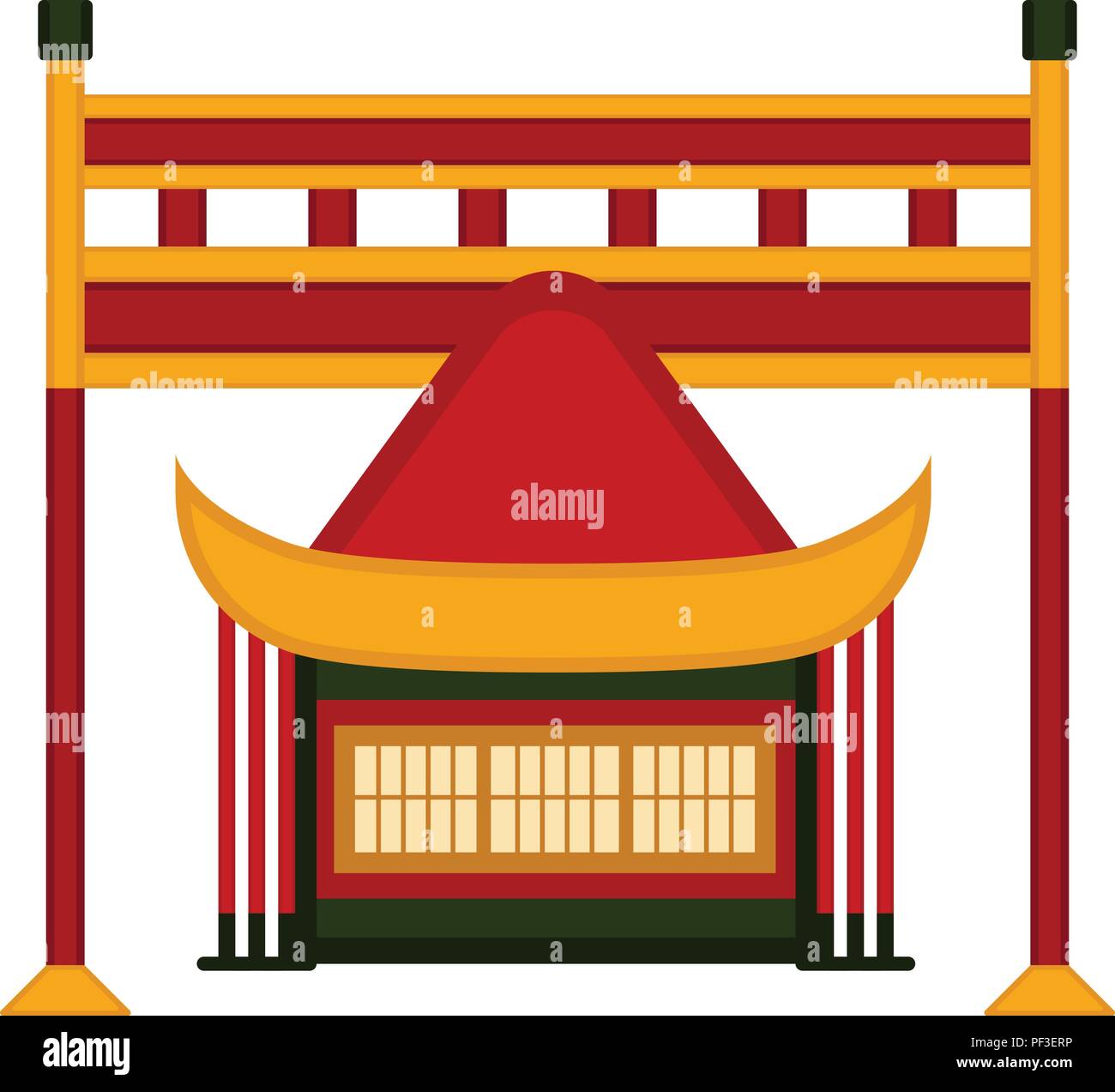 Traditional asian building icon Stock Vector Image & Art - Alamy