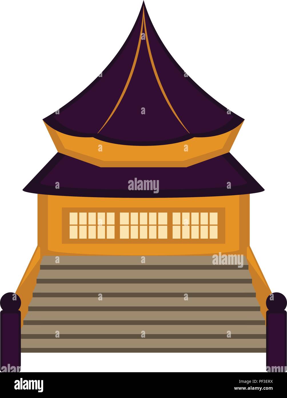 Traditional asian building icon Stock Vector Image & Art - Alamy