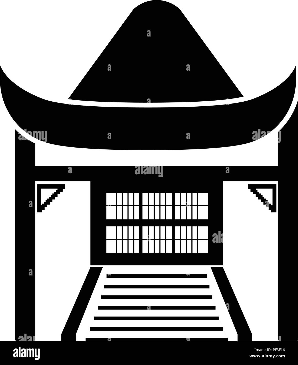 Traditional asian building icon Stock Vector Image & Art - Alamy