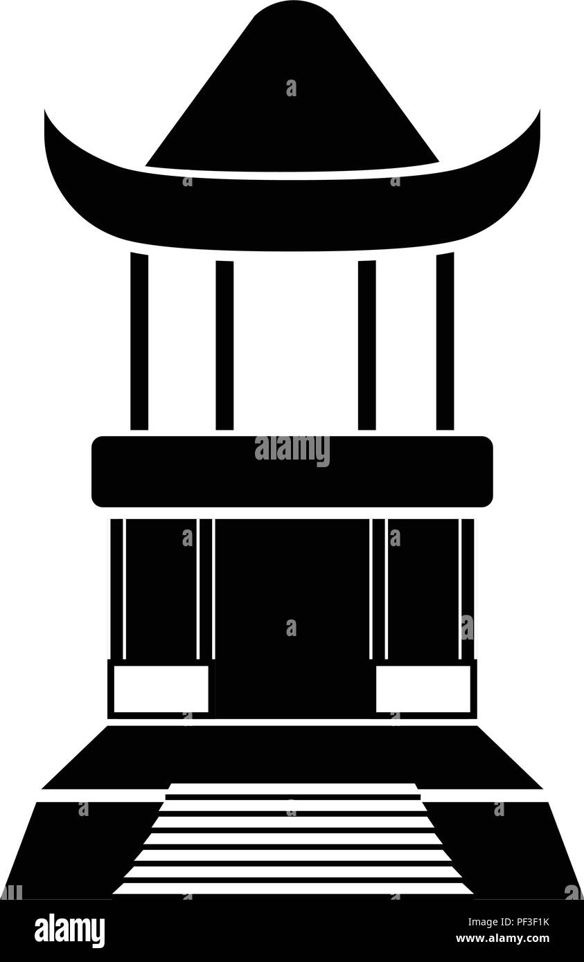 Traditional asian building icon Stock Vector Image & Art - Alamy