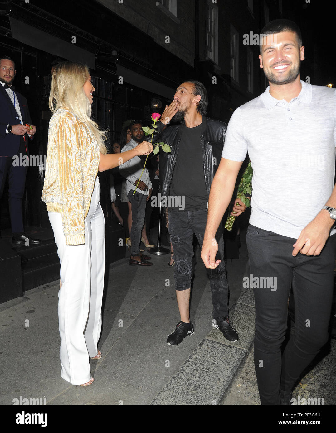 Amber Turner and Dan Edgar at MNKY House Mayfair Featuring: Amber ...