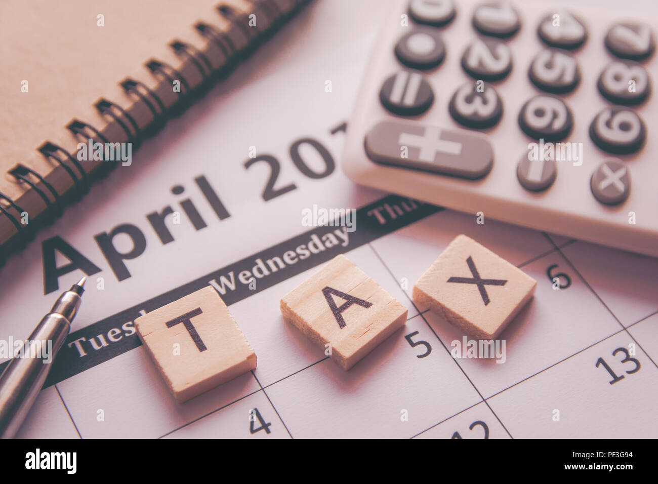 Alphabet letter wooden blocks tiles. Tax text wooden block with on ...