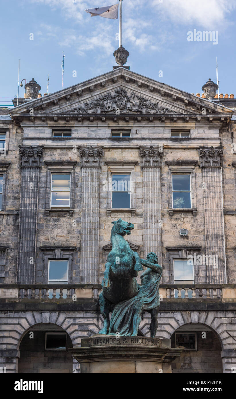 Alexander And Bucephalus Bronze Statue High Resolution Stock ...