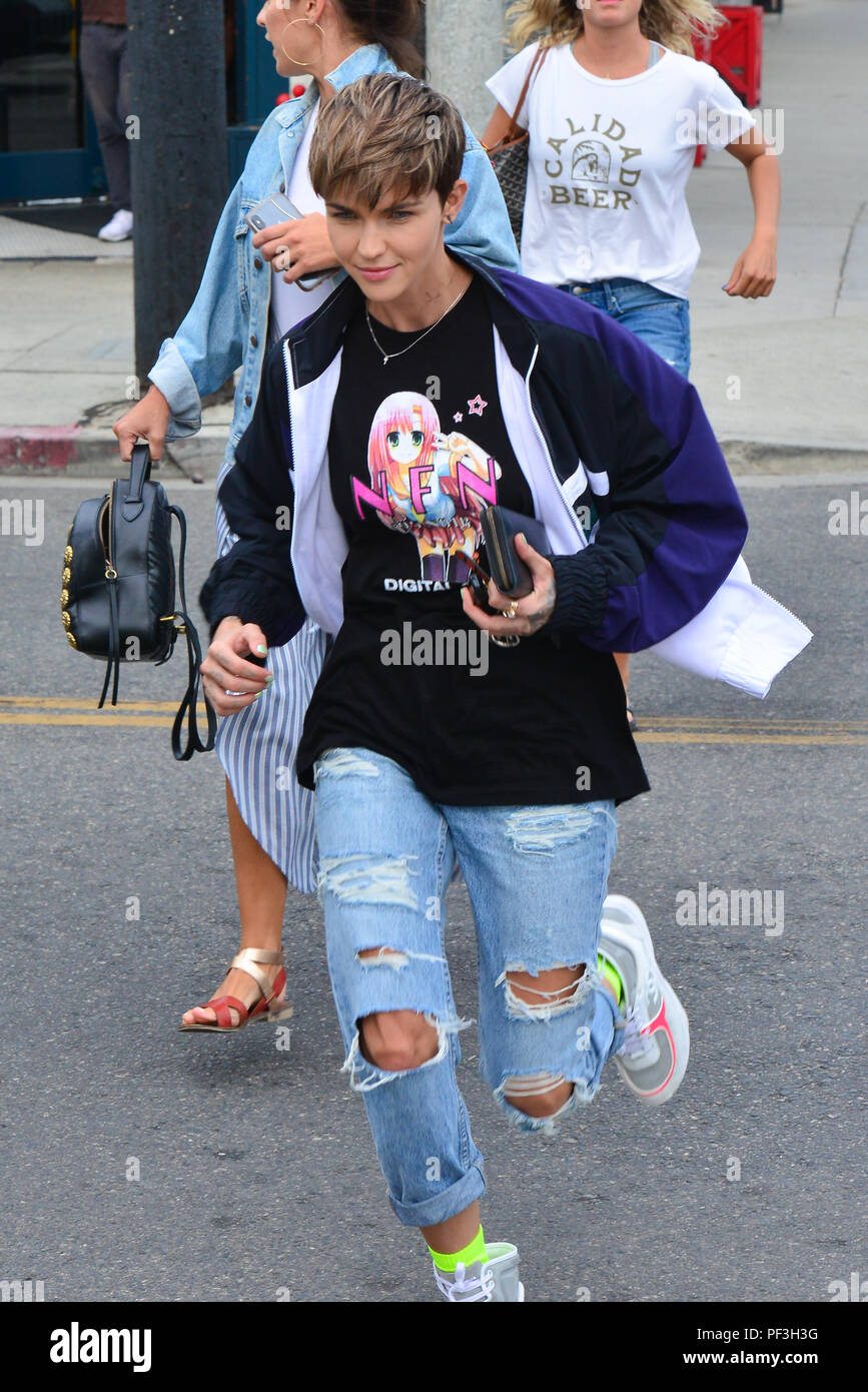 Ruby Rose out with friends looking stylish while shopping On Melrose ...