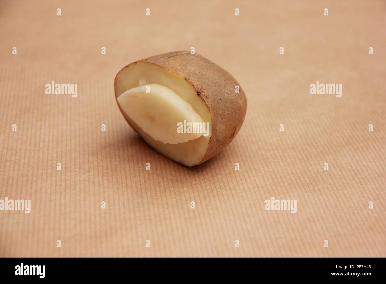 DIY potato cut out stamps craft Stock Photo - Alamy