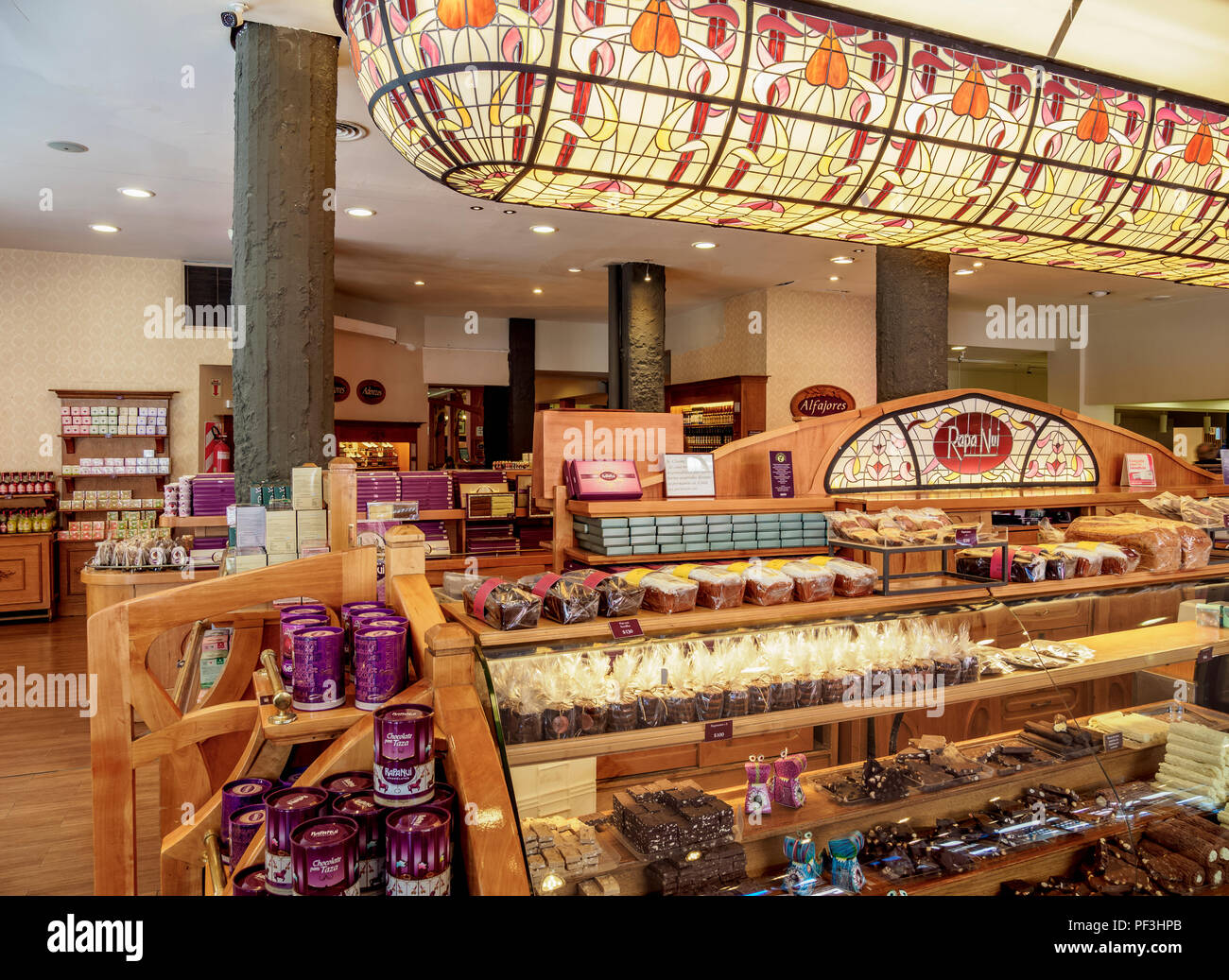 Chocolate shop interior hi-res stock photography and images - Alamy