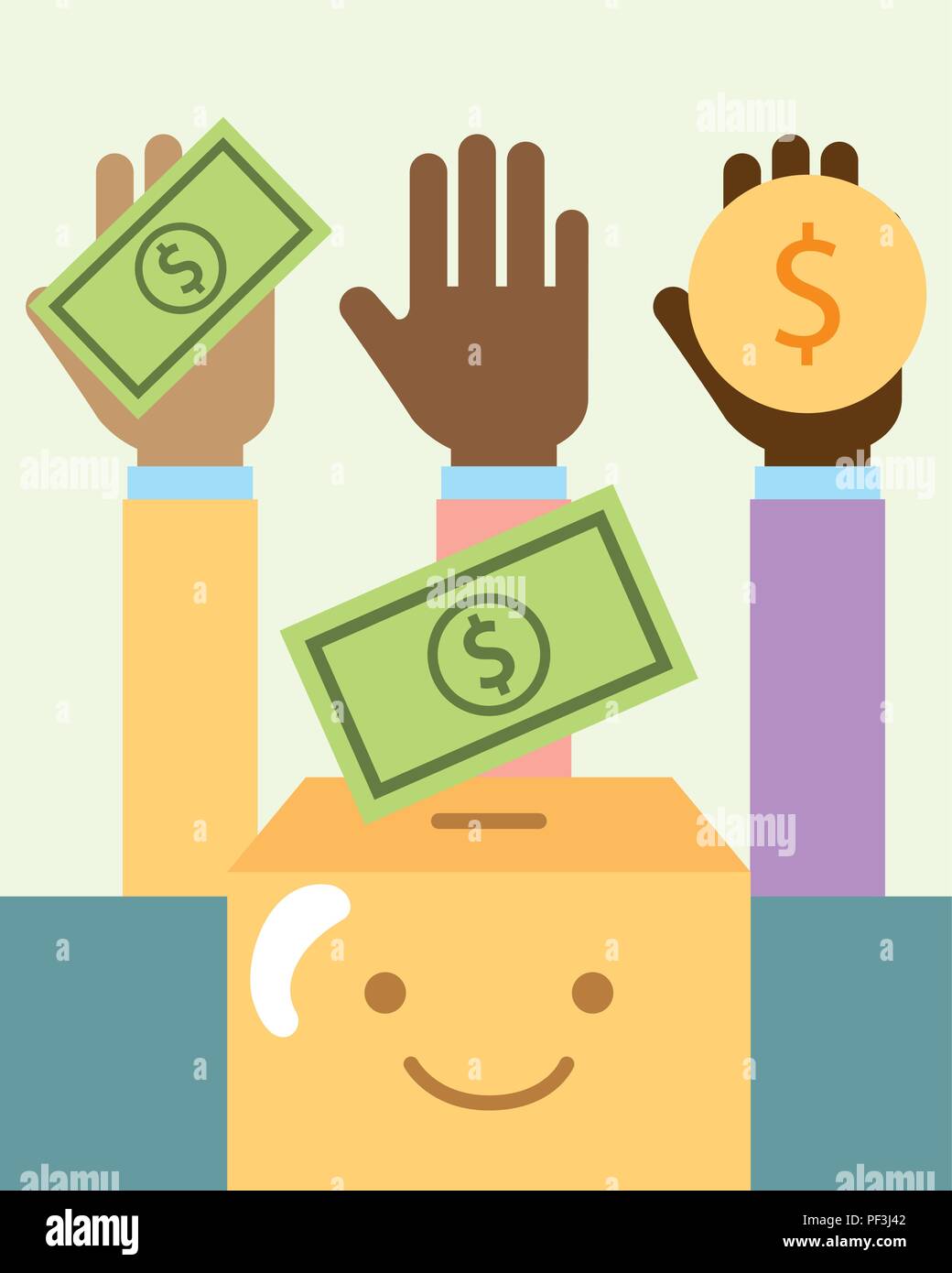 Money To Charity Box High Resolution Stock Photography and Images - Alamy