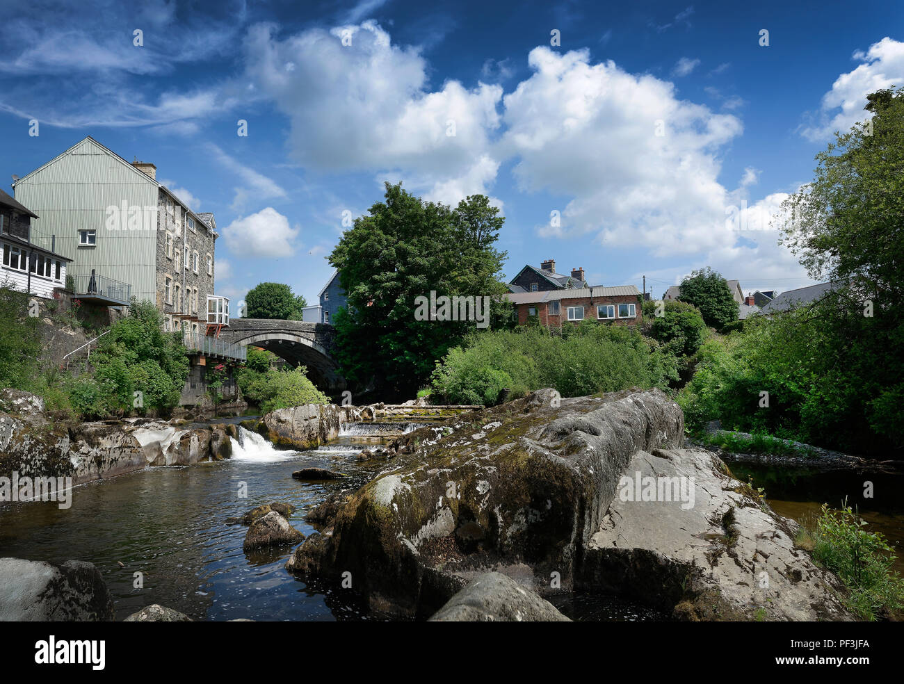 Rhayader Waterfall Stock Photos & Rhayader Waterfall Stock Images - Alamy