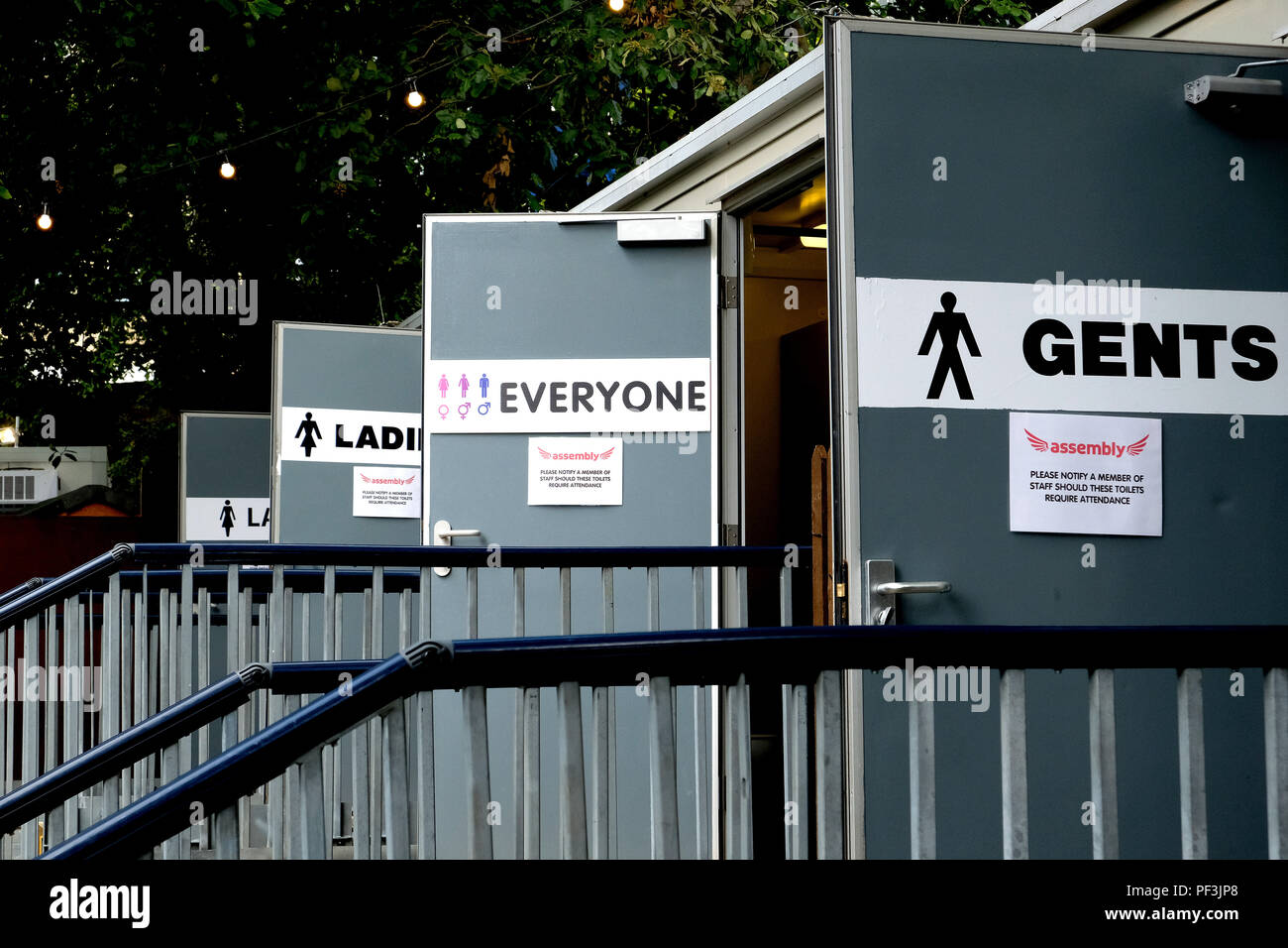 Gender neutral toilets Edinburgh Festival 2018 Stock Photo - Alamy Gender neutral toilets Edinburgh Festival 2018 Stock Photo - Alamy