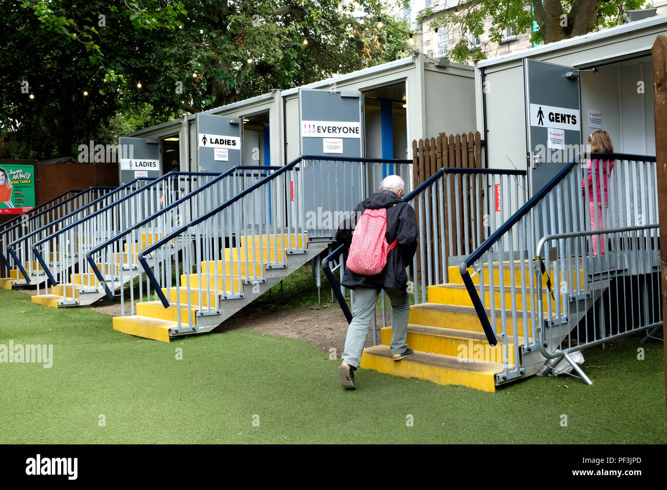 Gender neutral toilets Edinburgh Festival 2018 Stock Photo - Alamy