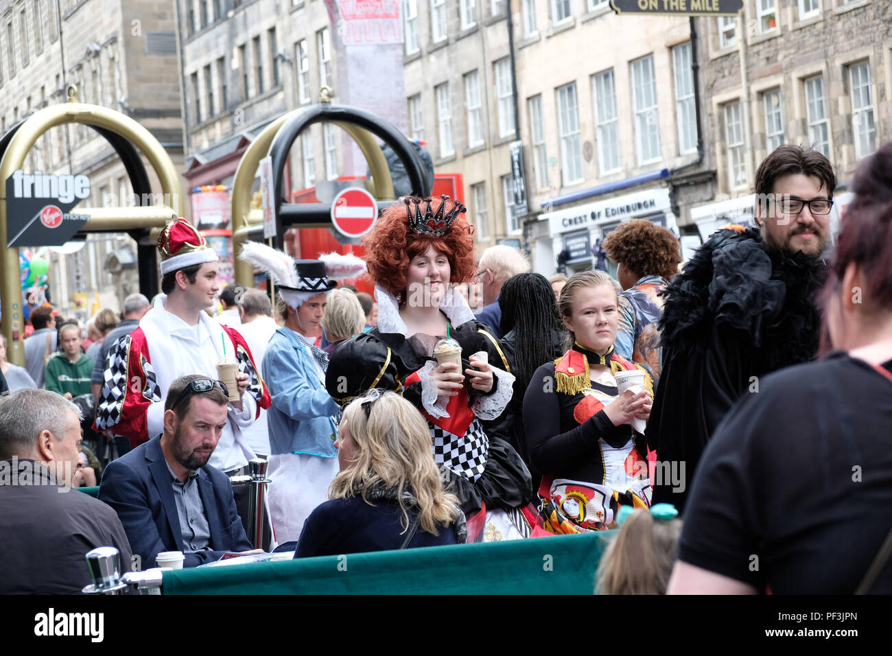 In and around the Edinburgh Festival 2018 Stock Photo - Alamy