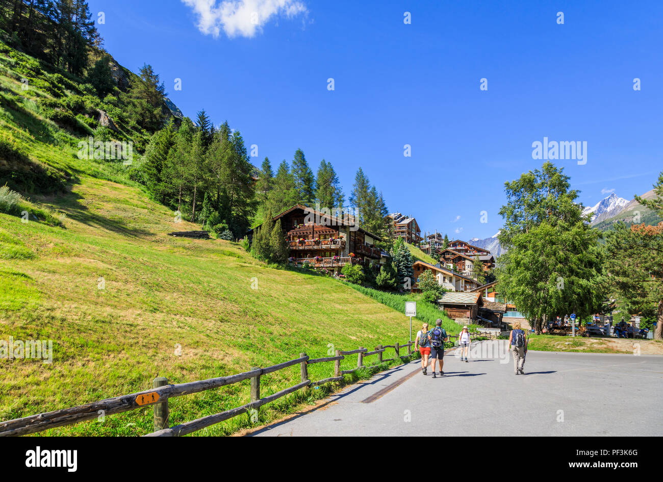 Zermatt village hi-res stock photography and images - Alamy