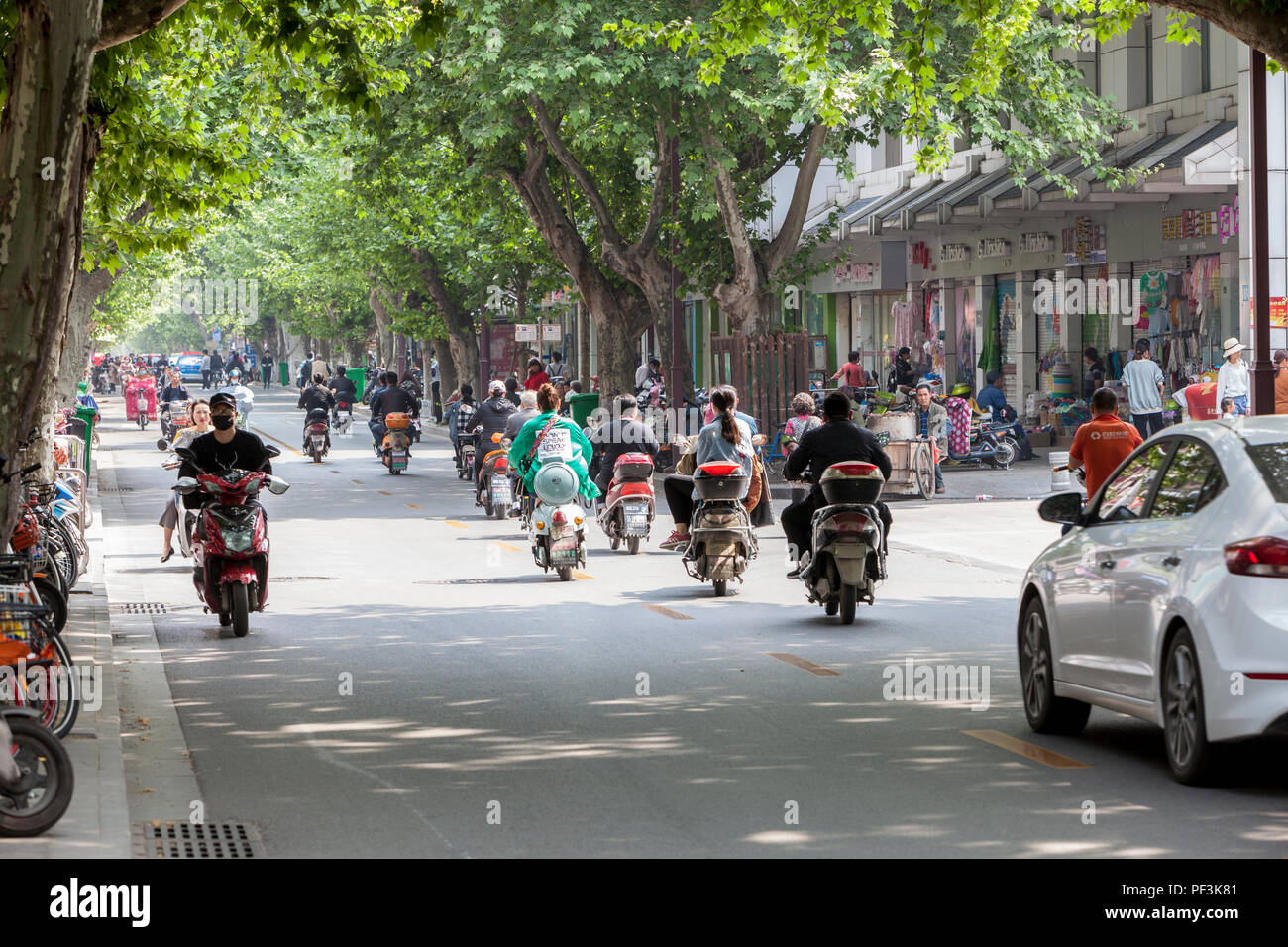 Motorbikes street hi-res stock photography and images - Alamy