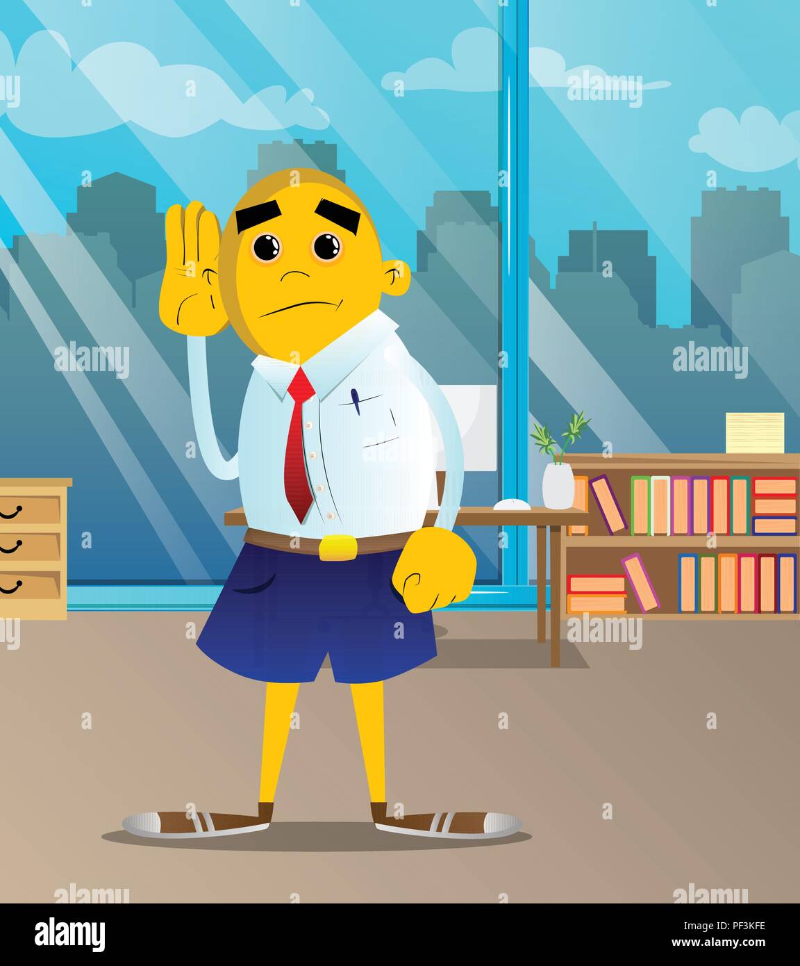 Cartoon Listen Stock Photos & Cartoon Listen Stock Images - Alamy